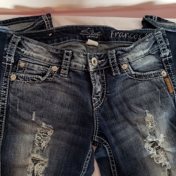 Silver Jeans | Jeans | Silver Jeans Ripped Style Jeans | Poshmark